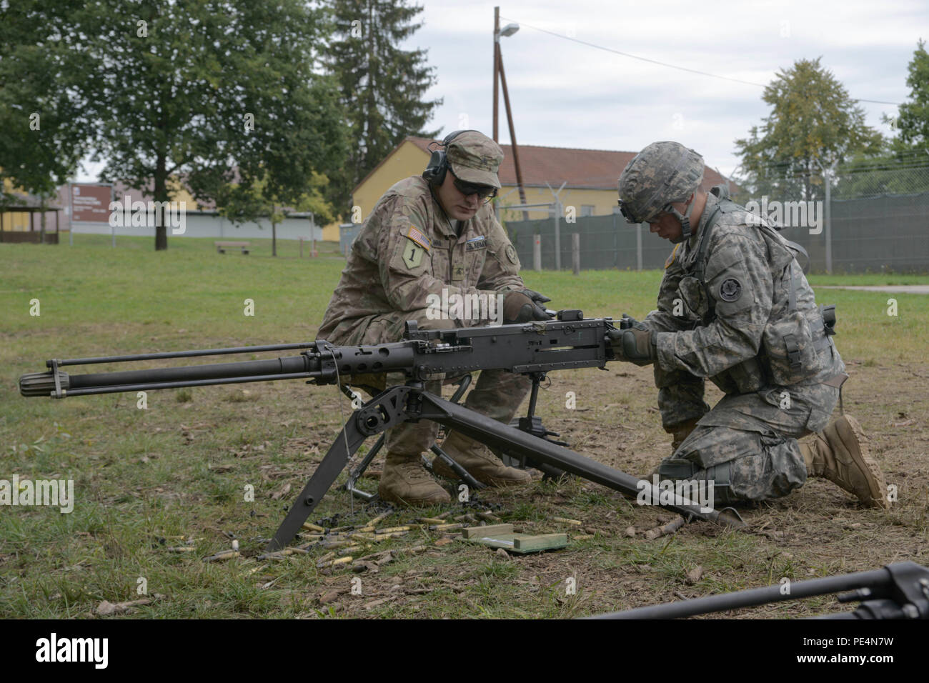 U.S. Troopers assigned to 2nd Cavalry Regiment, unload and clear a ...