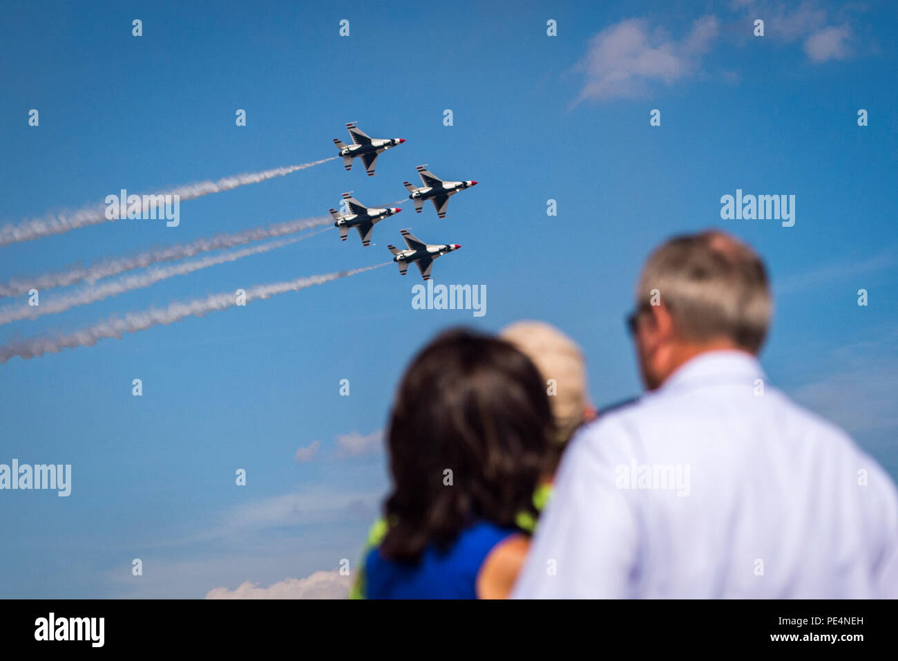 Gen. Mark A. Welsh III, Air Force Chief of Staff, and his family watch ...