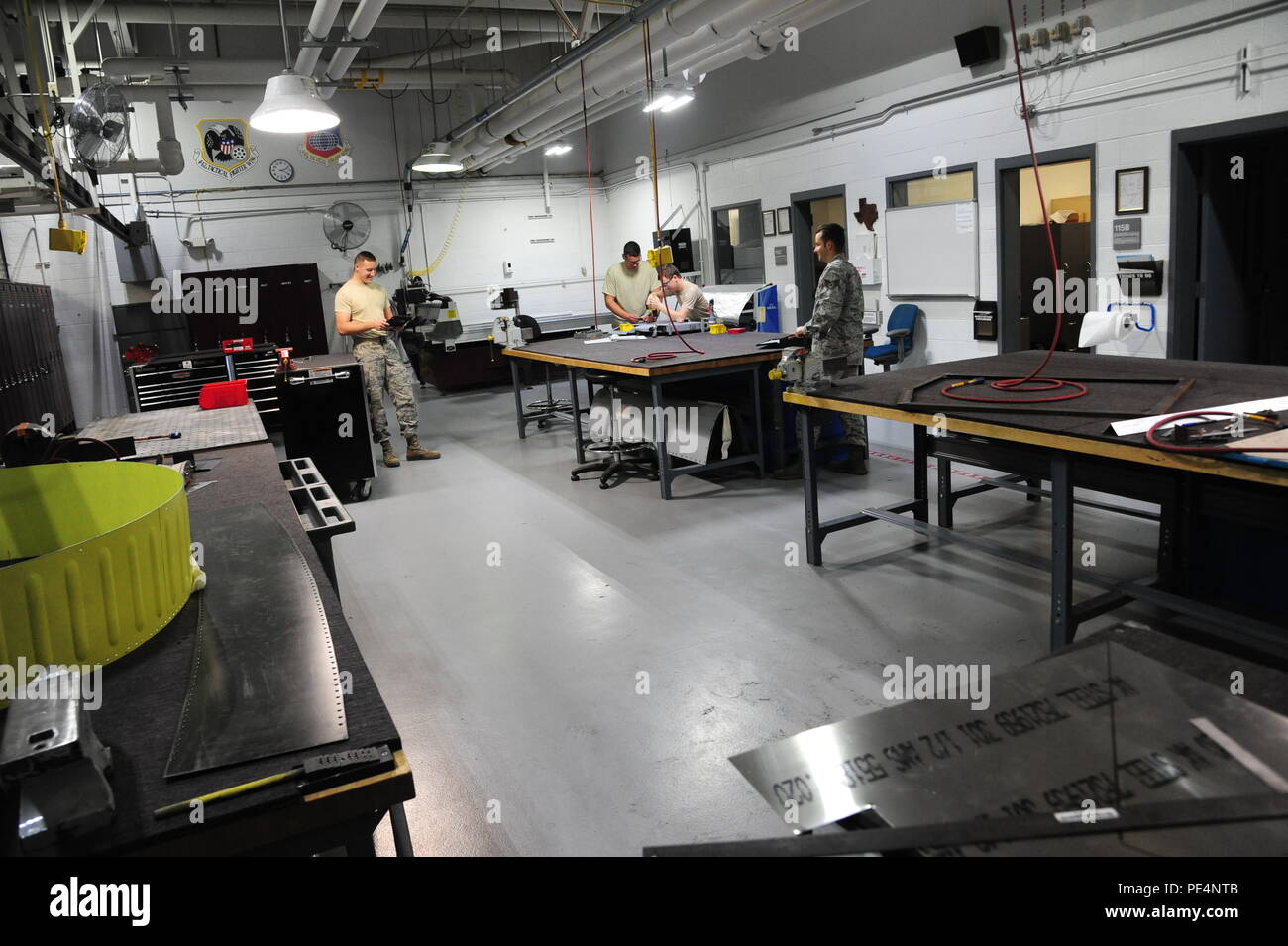 The structural maintenance shop works diligently at Whiteman Air Force ...