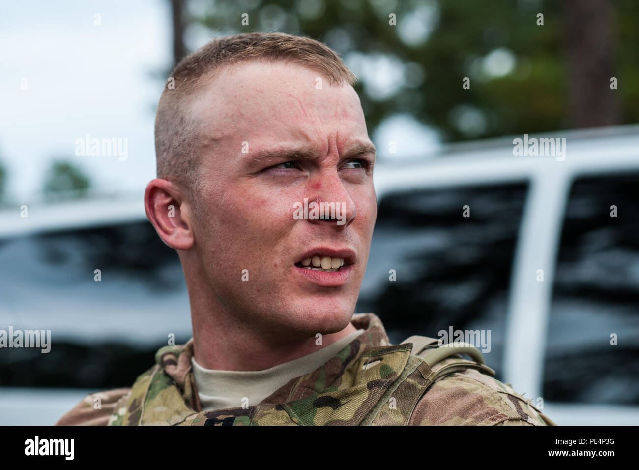 Capt. Kirk Freeman with the 98th Training Division and a member of the ...