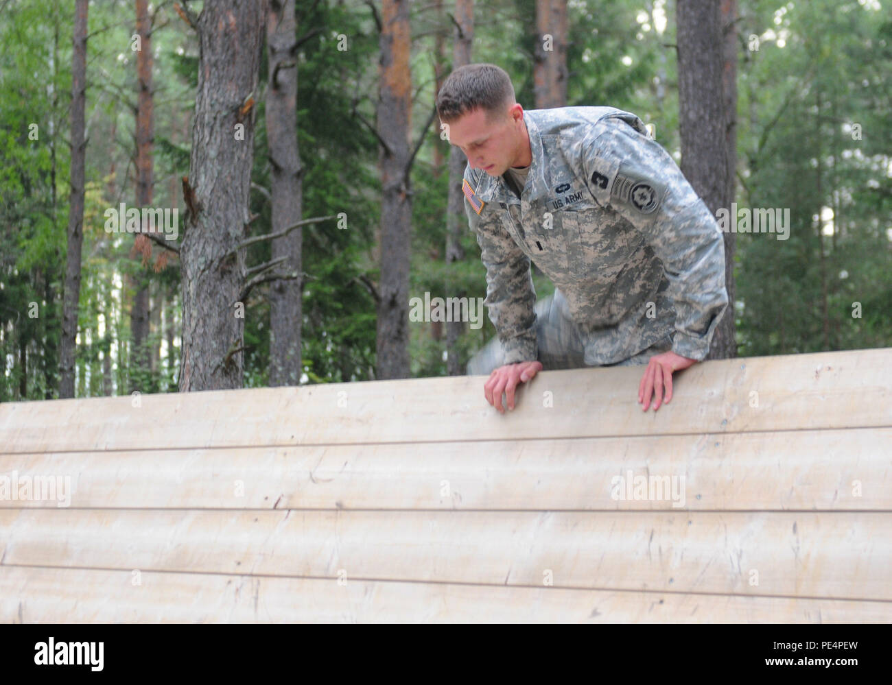 An infantry officer with the 2nd Cavalry Regiment, 1st Lt. Christopher ...