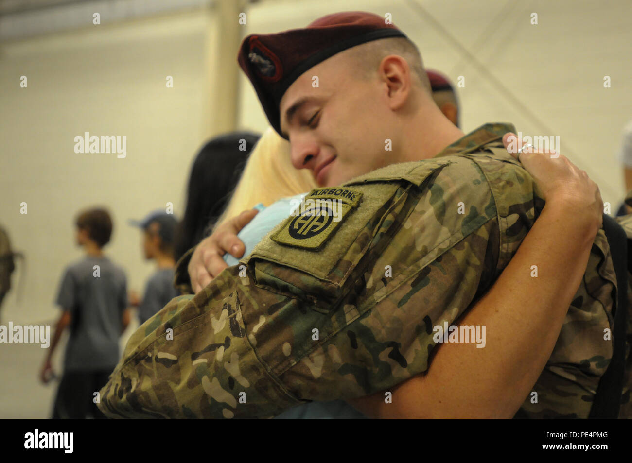 A paratrooper assigned to 3rd Brigade Combat Team, 82nd Airborne ...