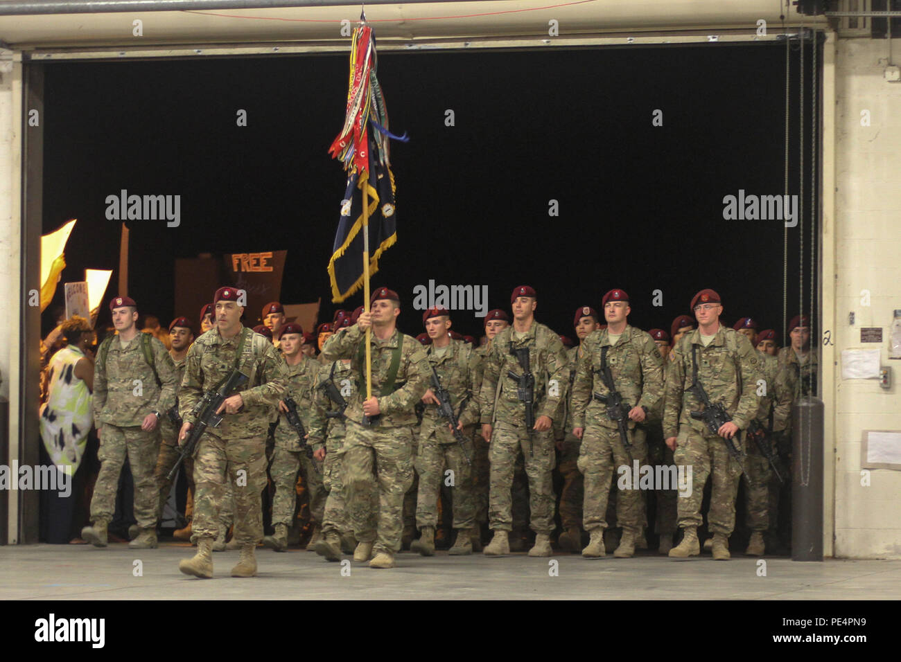 Paratroopers assigned to 3rd Brigade Combat Team, 82nd Airborne ...