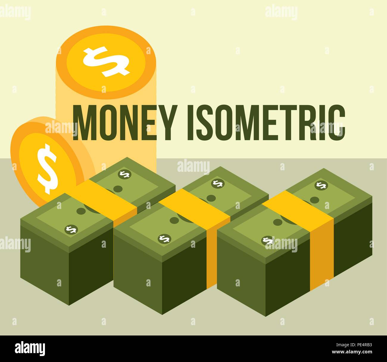 Stacked bank notes Stock Vector Images - Alamy