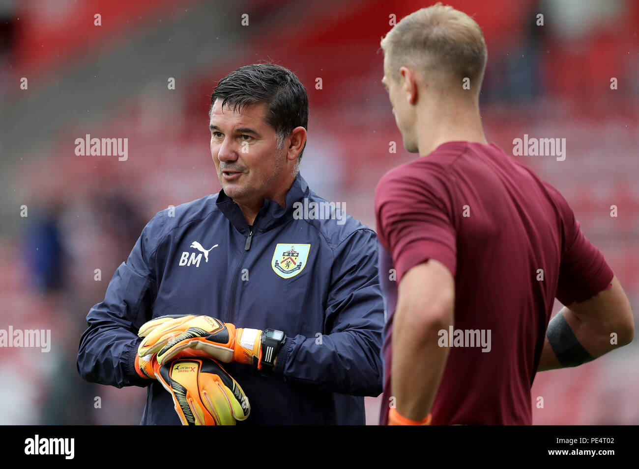 Goalkeeping coach billy mercer hi-res stock photography and images - Alamy