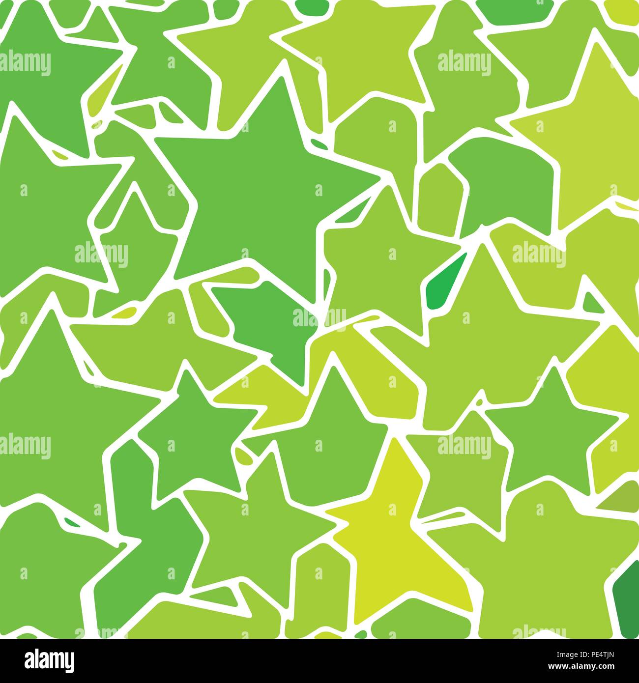 abstract vector stained-glass mosaic background - green and yellow ...