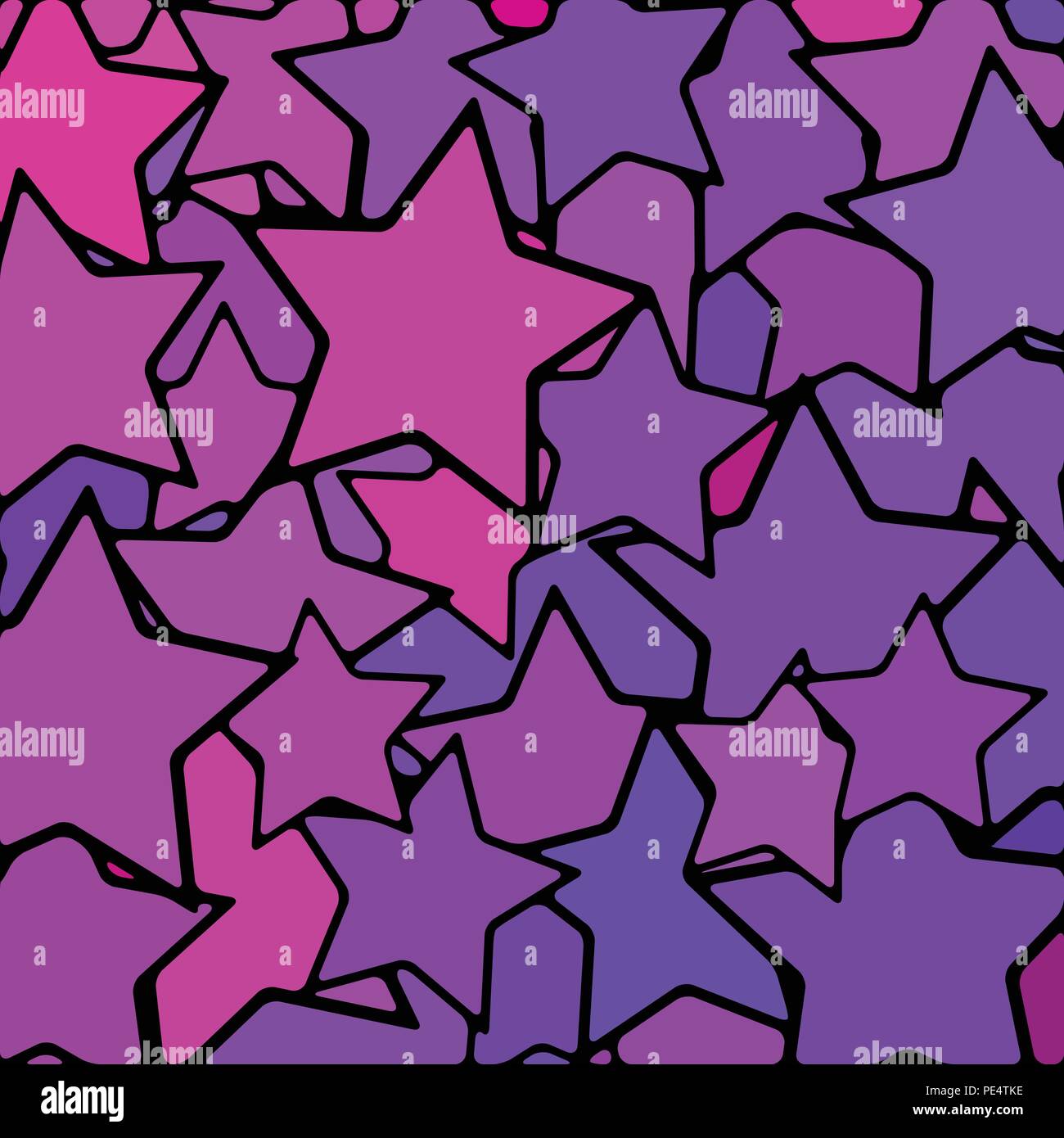 abstract vector stained-glass mosaic background - purple and violet ...