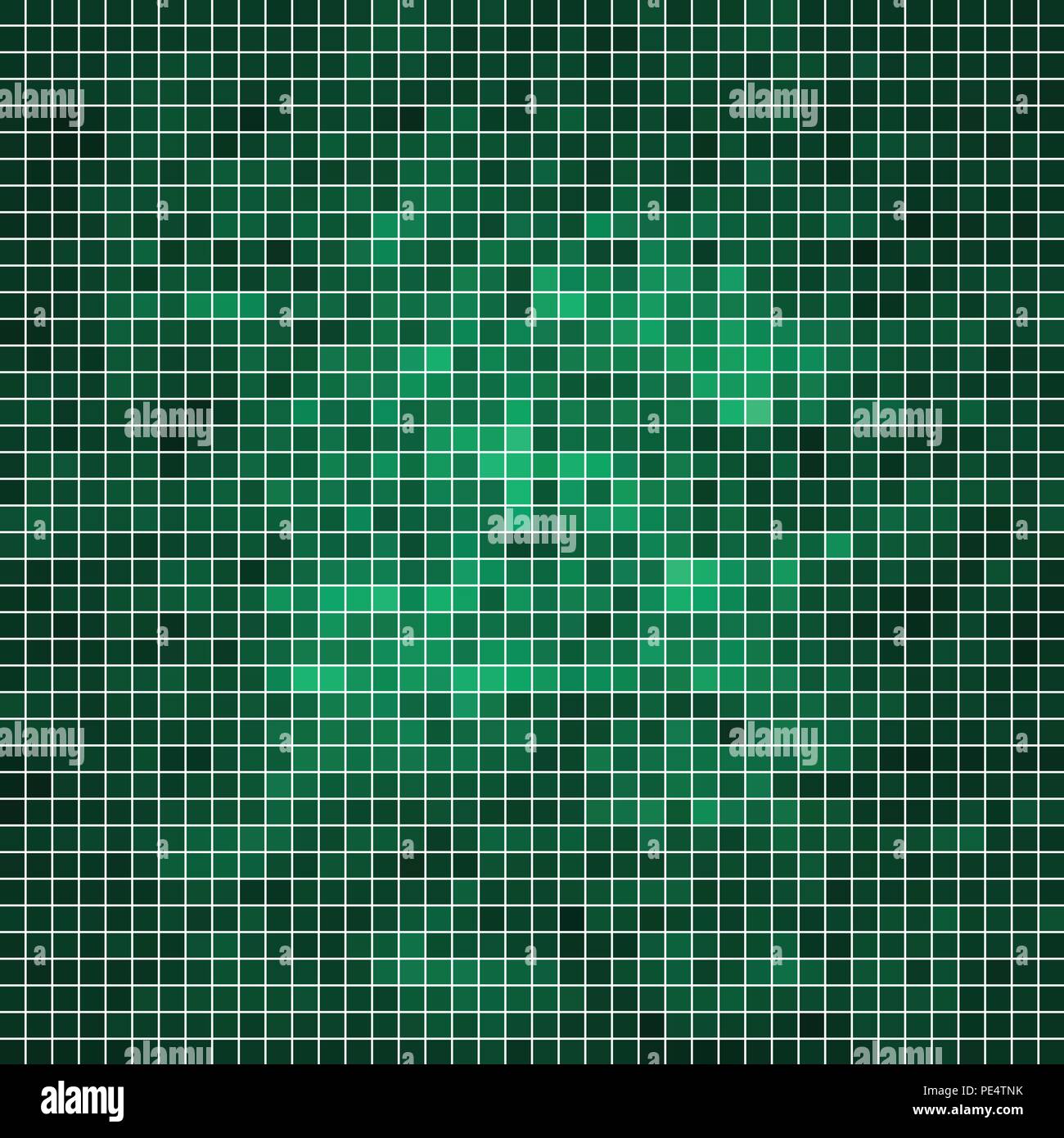 abstract vector square pixel mosaic background - green Stock Vector ...