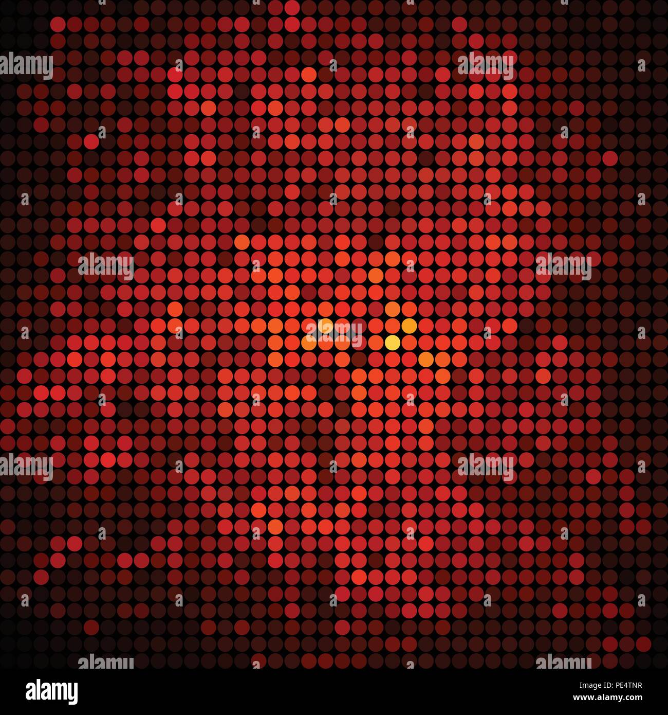 abstract vector colored round dots background - red Stock Vector Image ...