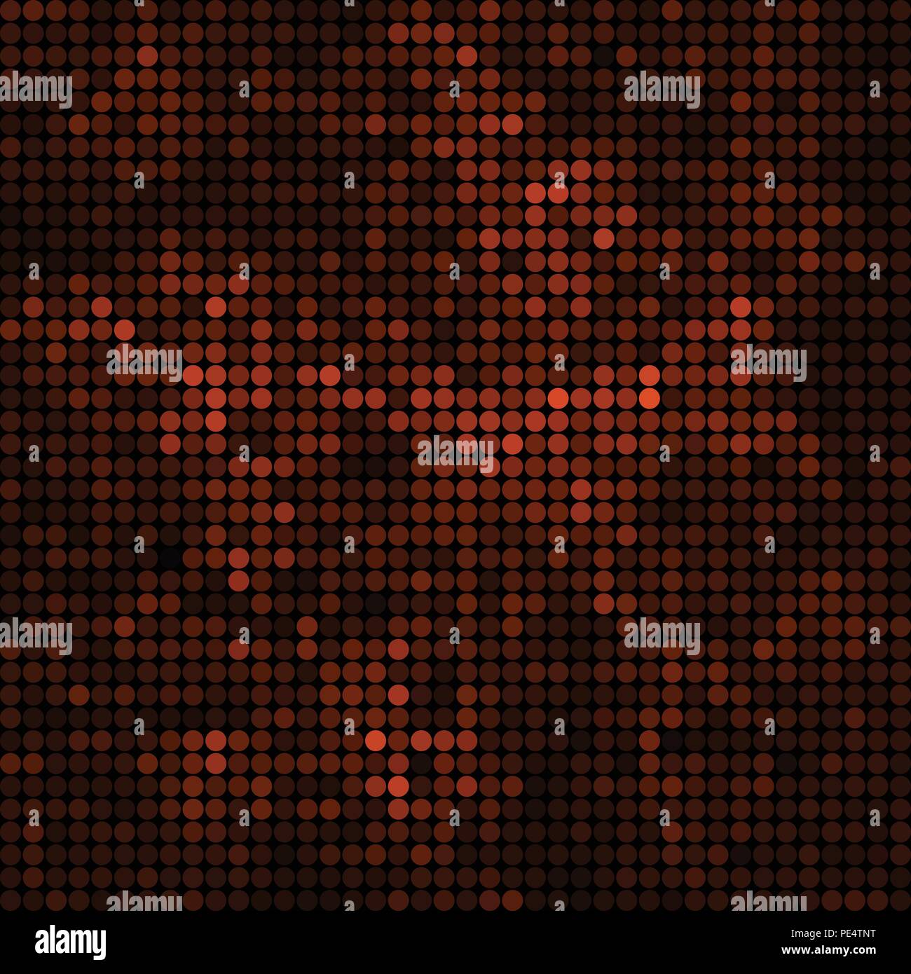 abstract vector colored round dots background - red Stock Vector Image ...