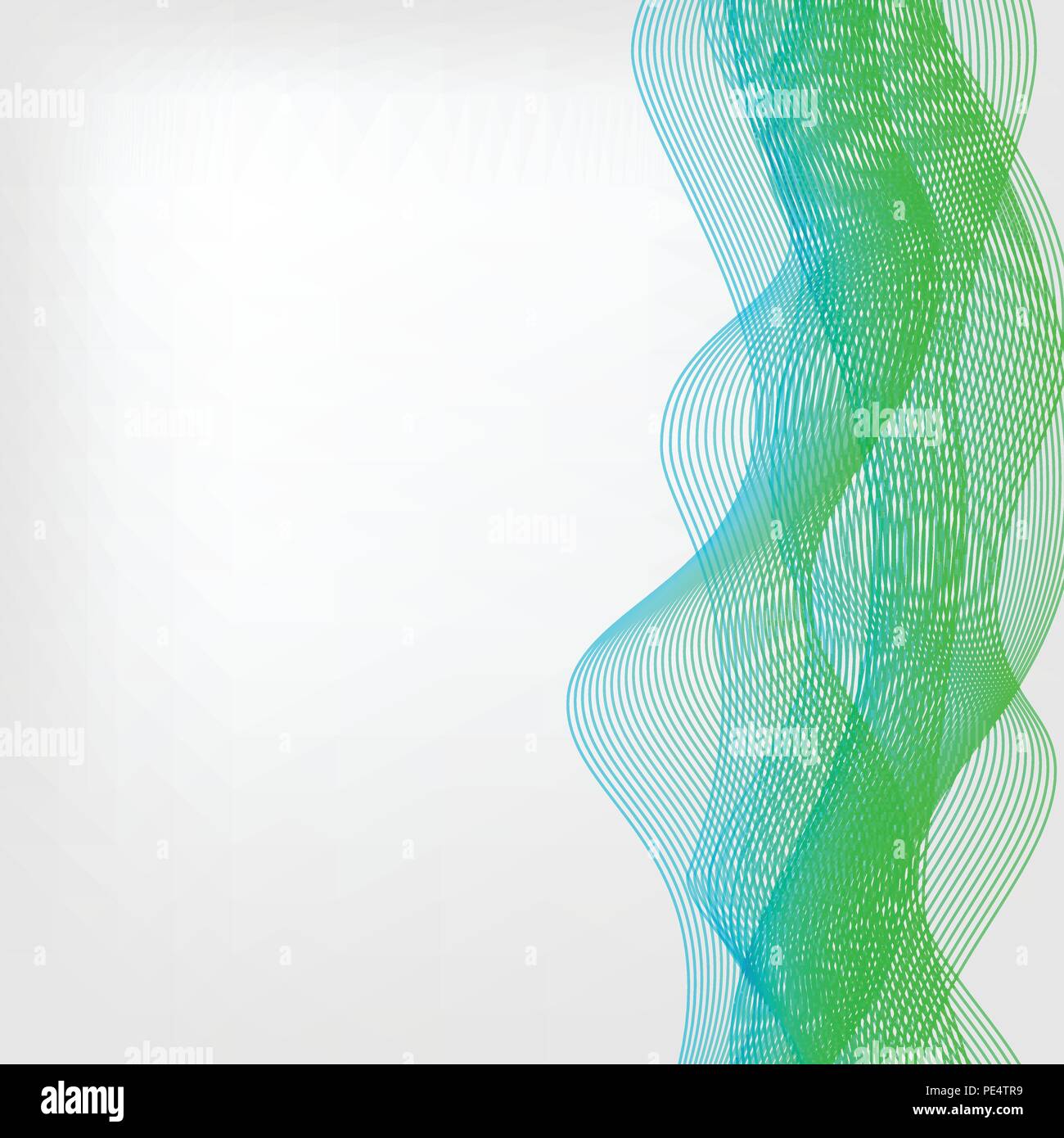 abstract vector waved line background - green and blue Stock Vector ...