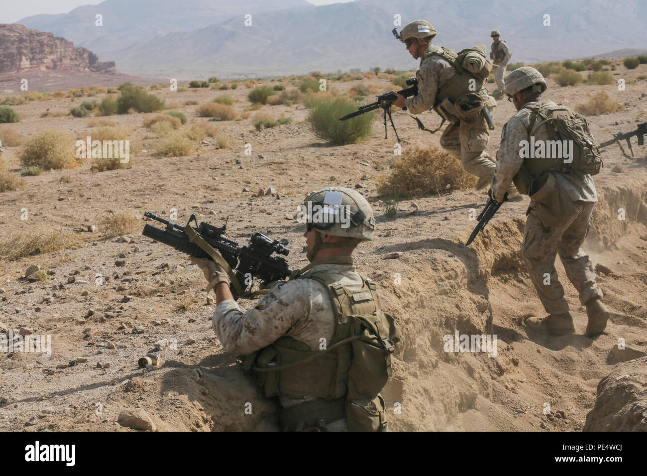 SOUTHWEST ASIA (Sept. 17, 2015) U.S. Marines with India Company ...