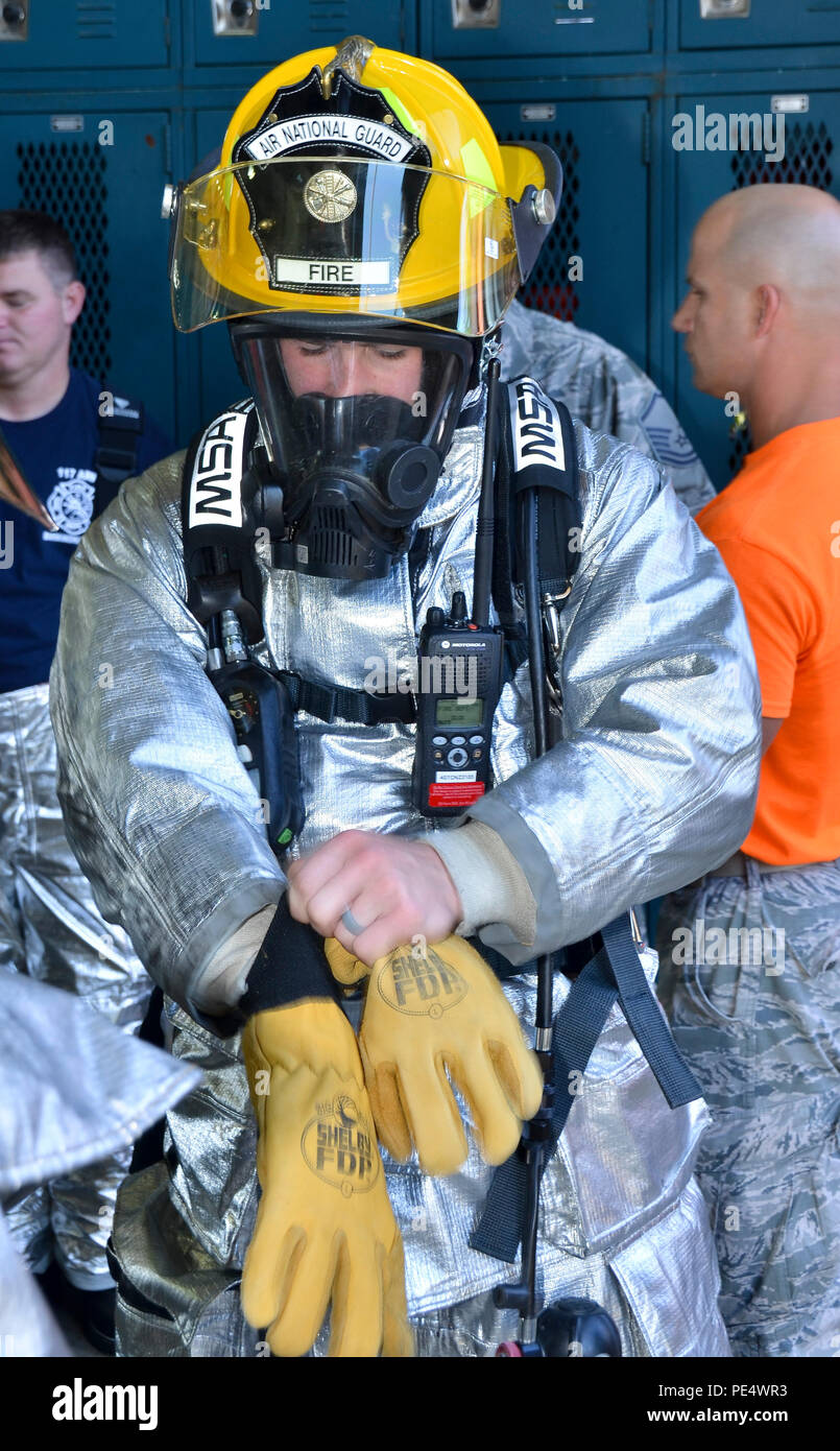 Firefighters from the Civil Engineering Squadron practice fighting ...