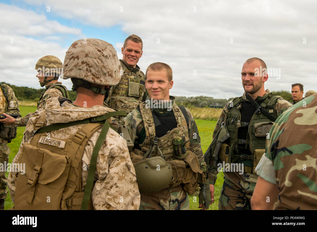 U.S. Marine Corps Staff Sgt. Stephen Ferguson, a member of the Marine ...