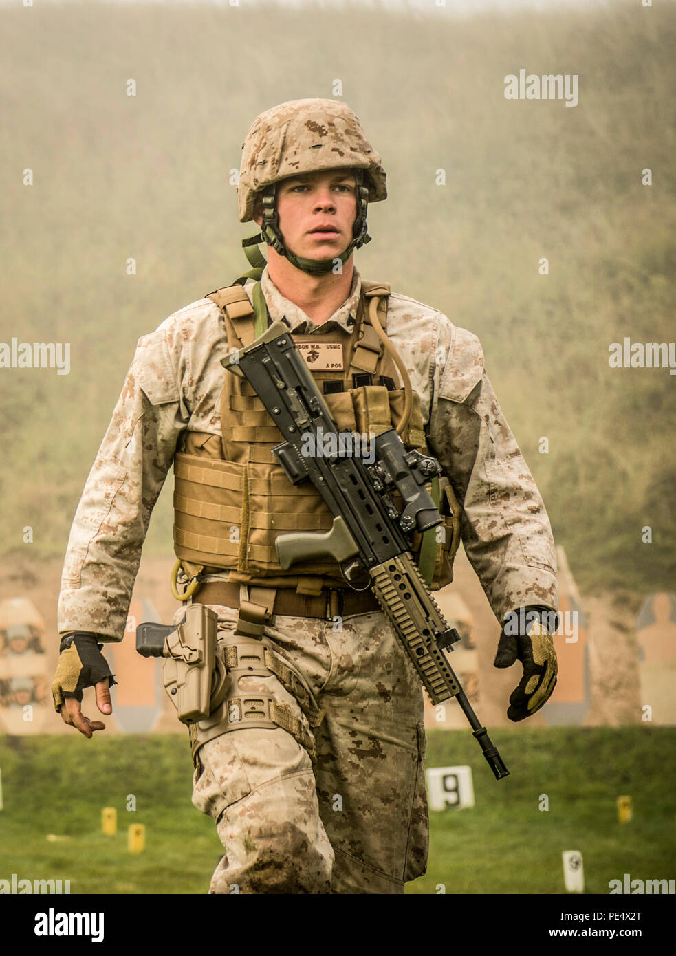 U.S. Marine Corps Cpl. Walter Johnson, Marine Corps Shooting Team ...