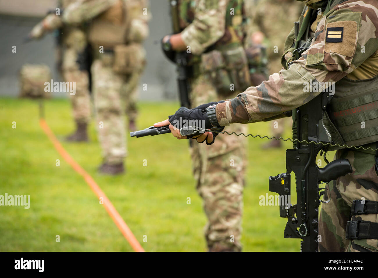 The M9 Beretta is used by the French Royal Marines during the Royal ...