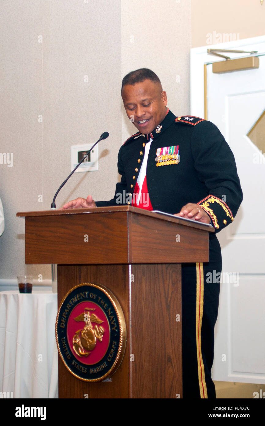 Maj. Gen. Craig Q. Timberlake, Manpower Management Division, addresses ...