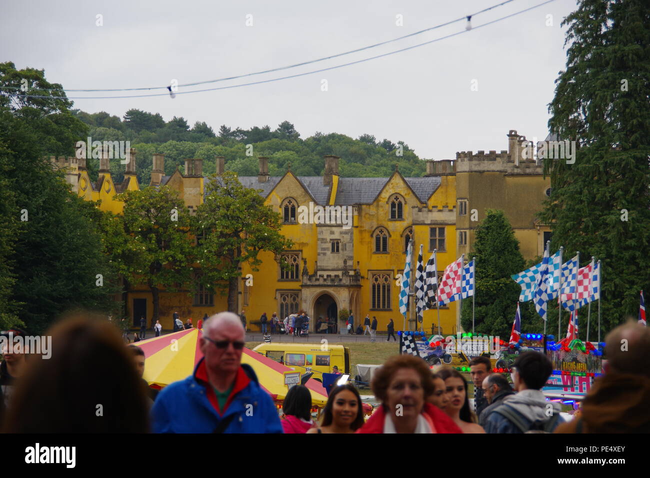 Ashton Court Mansion, Bristol Balloon Fiesta, August 2018, UK Stock ...