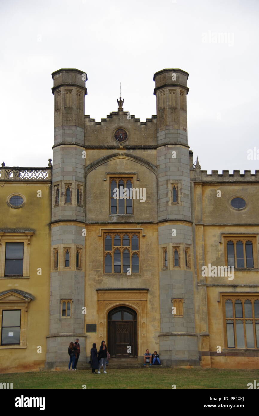 Ashton Court Mansion Tower. Bristol Balloon Fiesta, August, 2018. UK ...