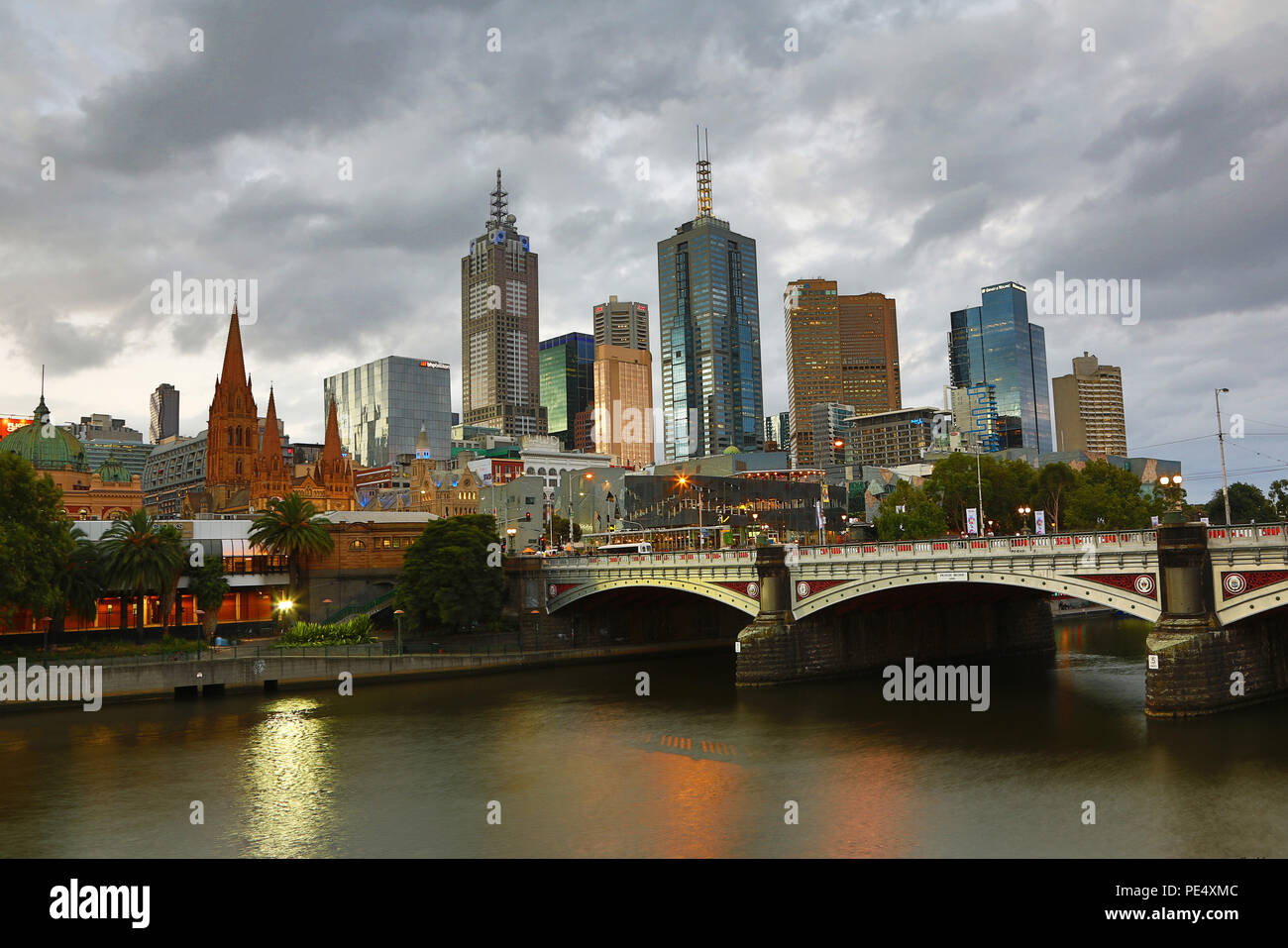 Yarra river bridge melbourne hi-res stock photography and images - Alamy