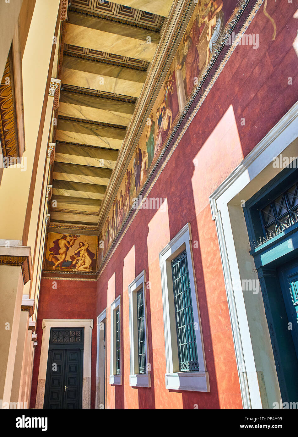 Korai porch hi-res stock photography and images - Alamy