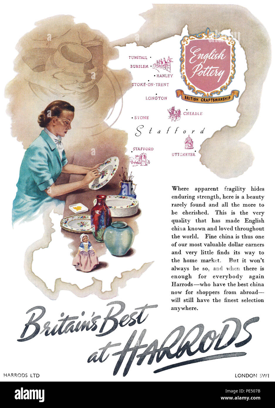 Harrods store illustration hi-res stock photography and images - Alamy