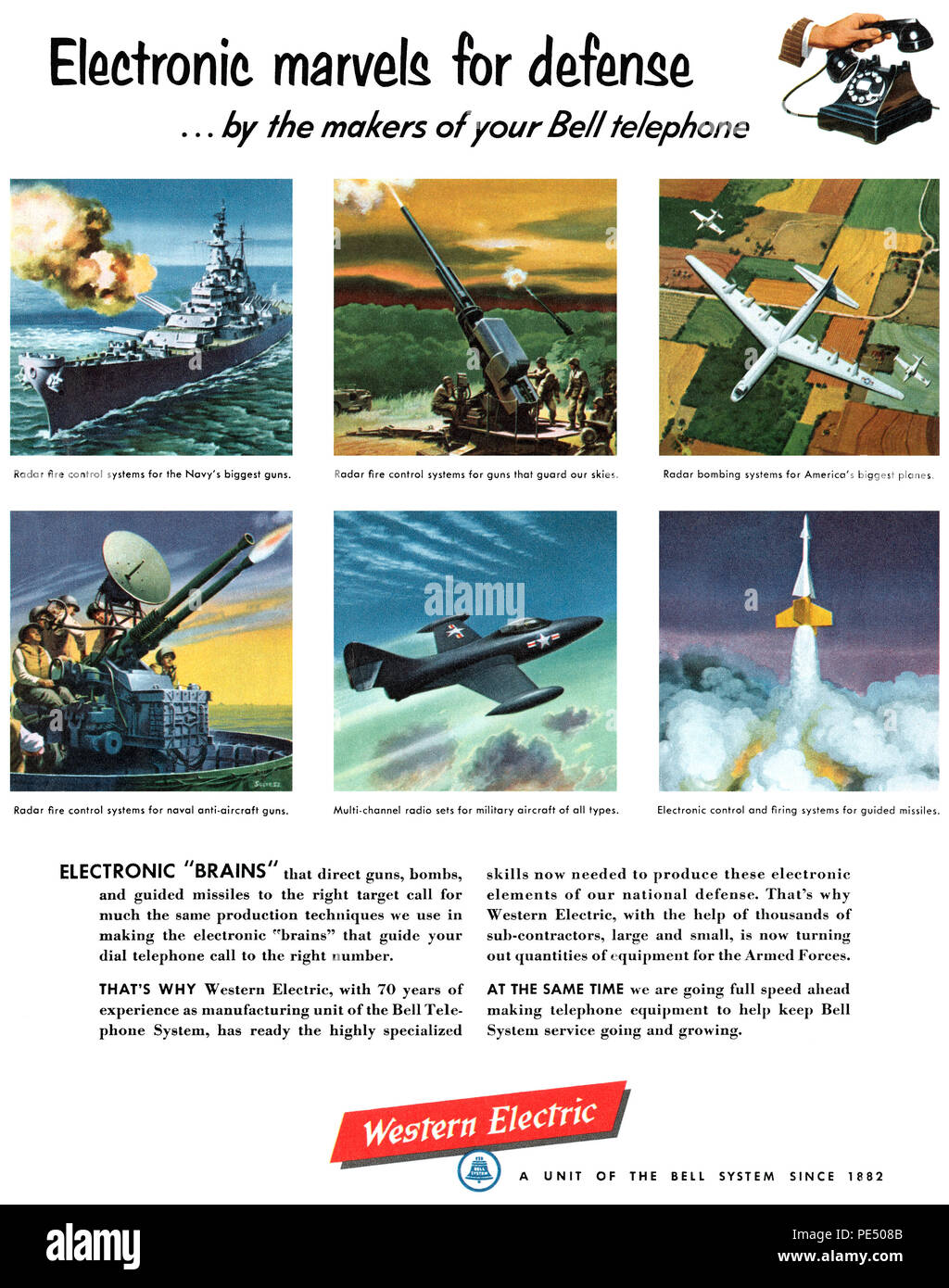 1950s technology hi-res stock photography and images - Alamy