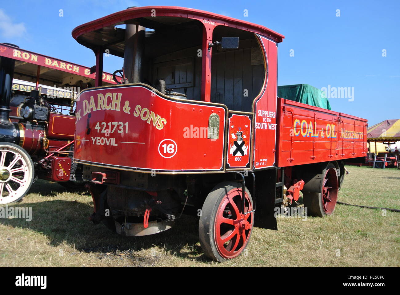 A Sentinel Standard Steam Waggon built 1920 on display at Torbay Steam ...