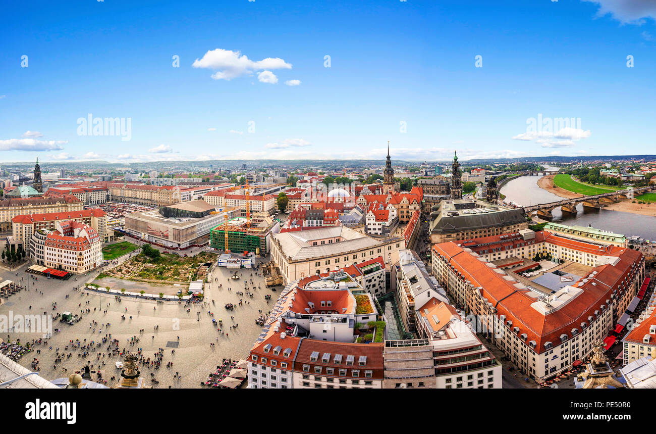 Dresden in Germany. Capital town of Saxony Stock Photo - Alamy