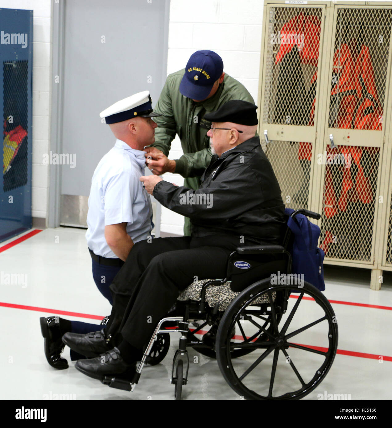 Petty Officer 1st Class Sean Anderson, an aviation maintenance ...