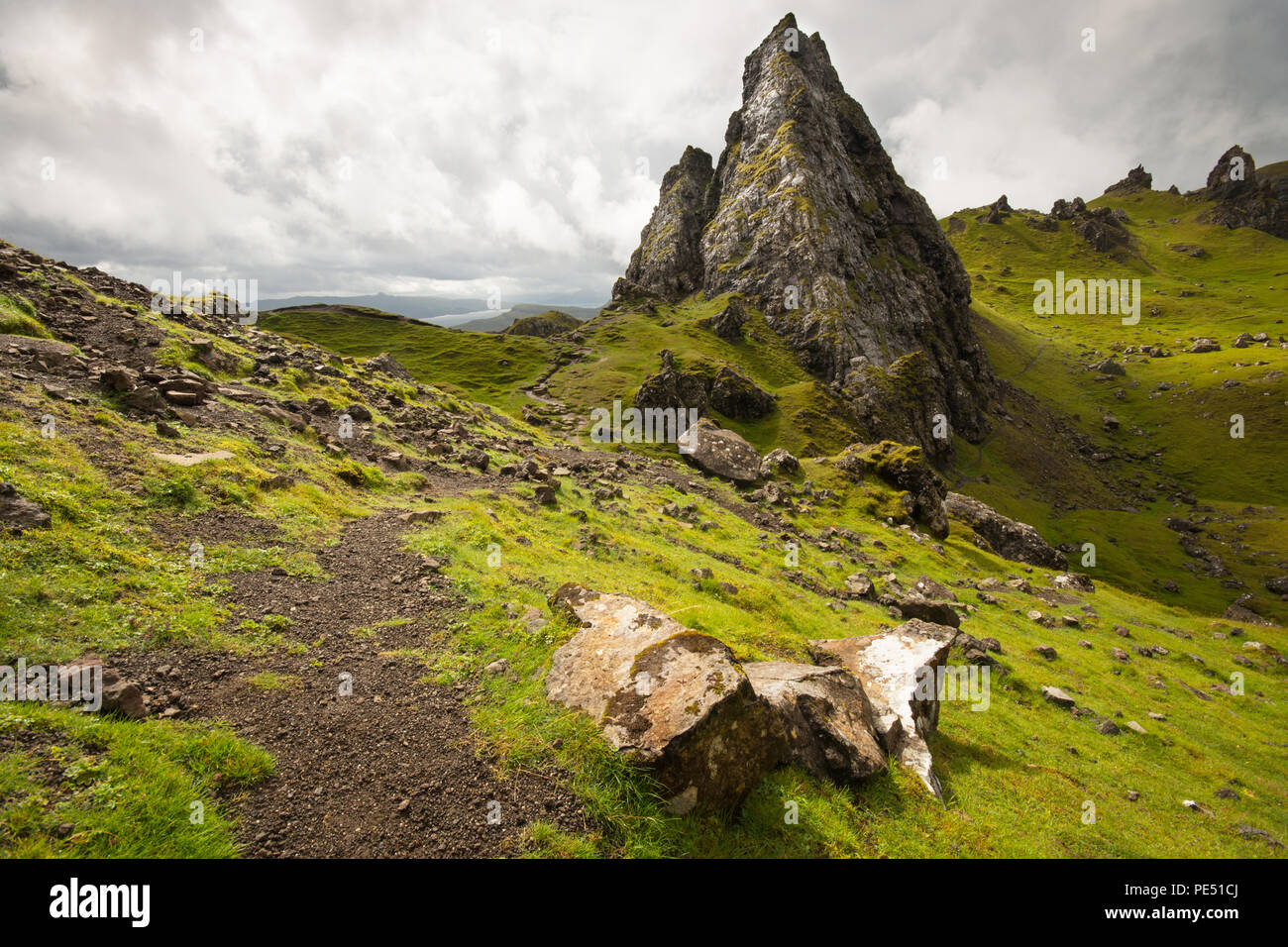 Detail of The Old of Storr Stock Photo - Alamy