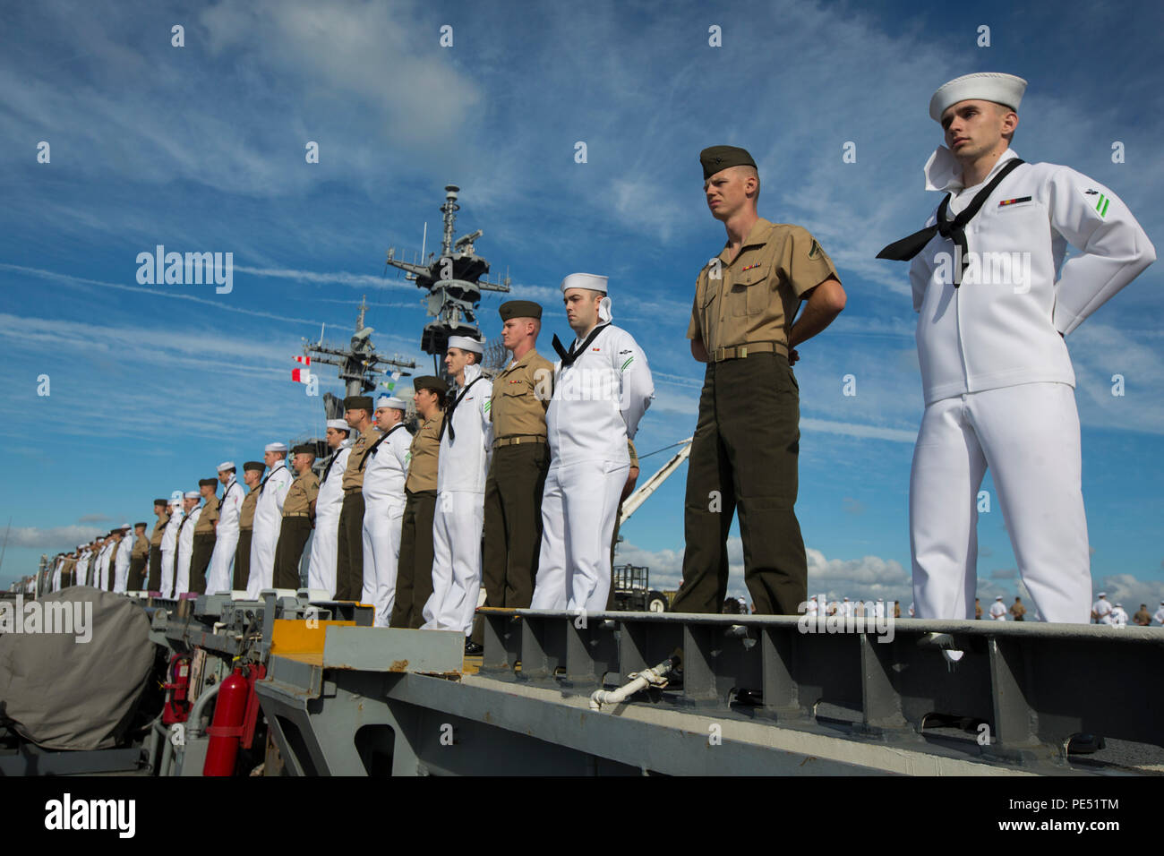 U.S. Marines with the 26th Marine Expeditionary Unit (MEU), and Sailors ...