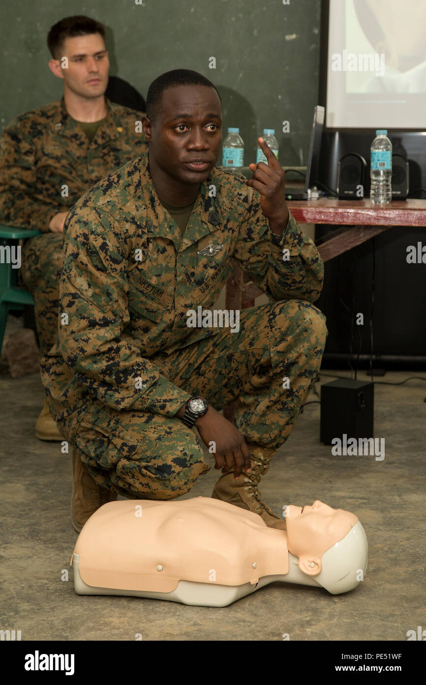 U.S. Navy Hospital Corpsman 2nd Class Moses Nketiah, corpsman ...