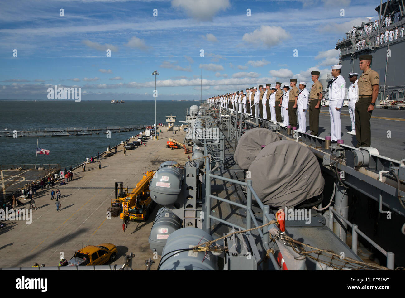 U.S. Marines with the 26th Marine Expeditionary Unit (MEU), and Sailors ...