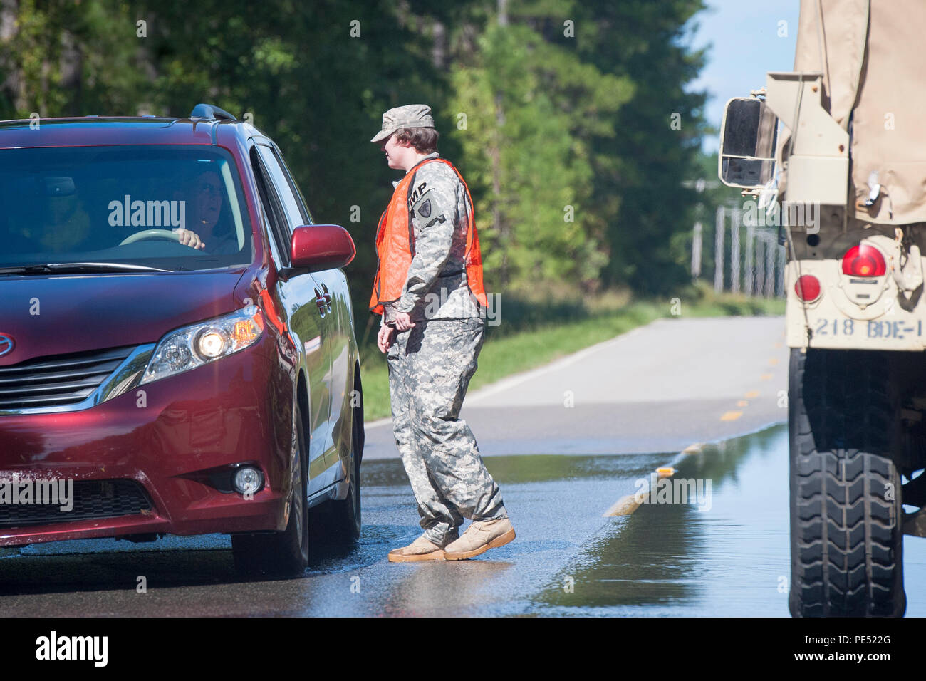 U.S. Army Pfc. Ciara Todd, assigned to the 133rd Military Police ...