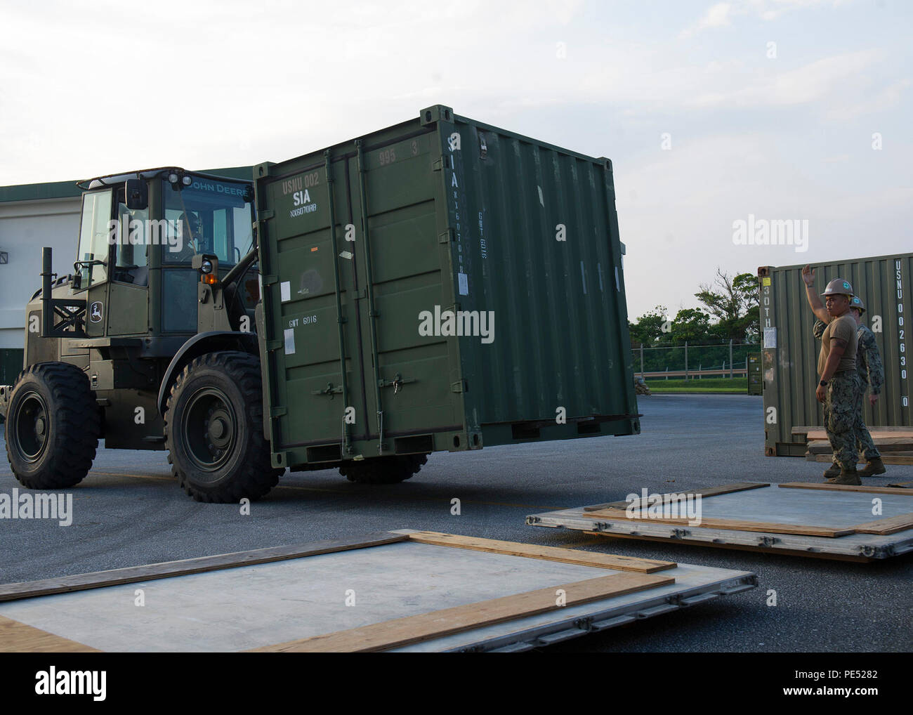 151006-N-YG415-053 OKINAWA, Japan (Oct. 6, 2015) Seabees assigned to ...