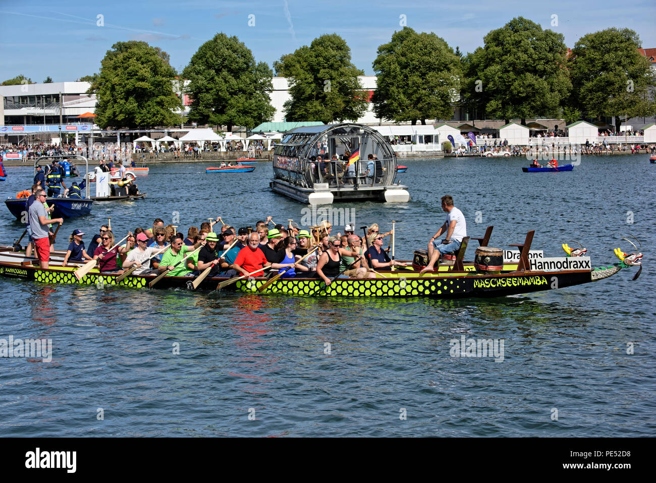 Crazy Crossing Maschsee,Hannover,Germany Stock Photo - Alamy