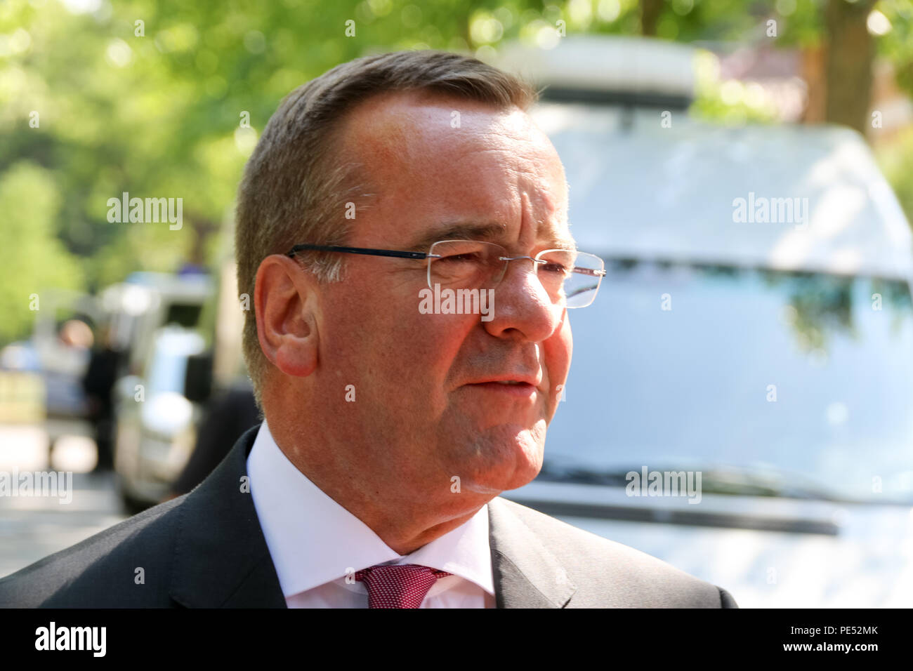 Quedlinburg, Germany - June 6, 2018: Portrait of SPD politician Boris ...