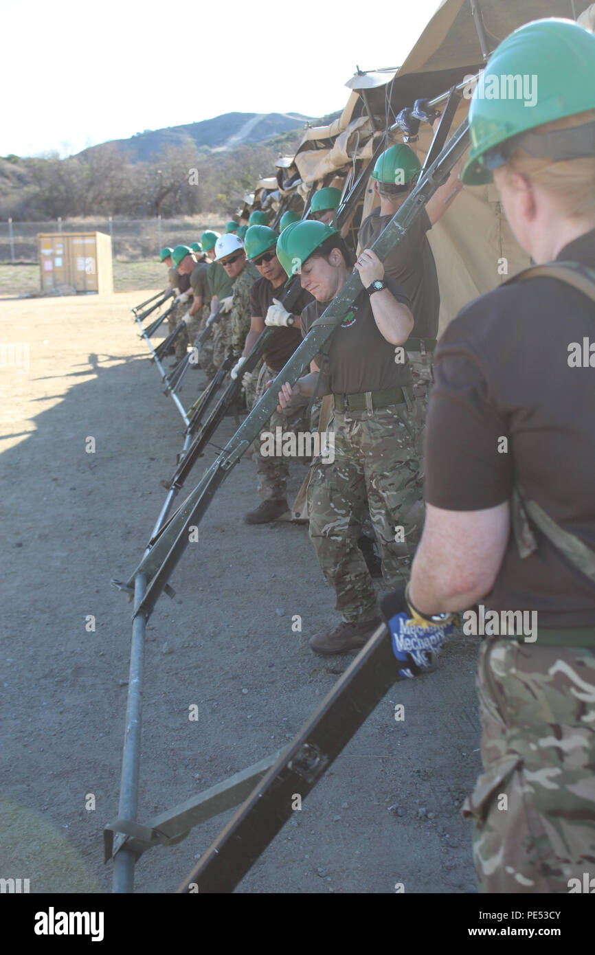 CAMP PENDLETON, Calif. (Oct. 10, 2015) British Army Soldiers of the ...