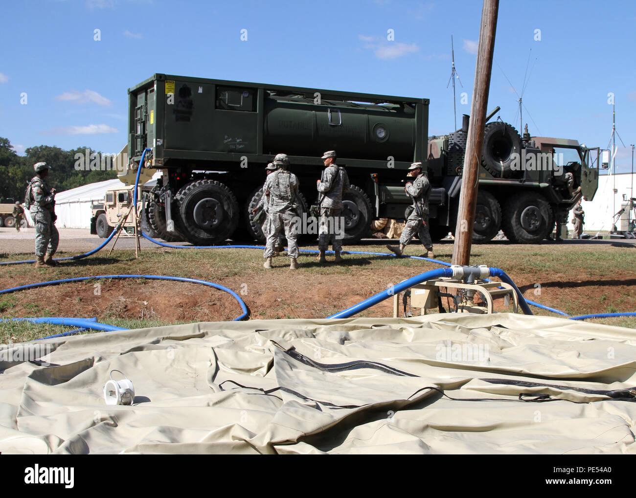 Load handling system compatible water tank rack hi-res stock ...