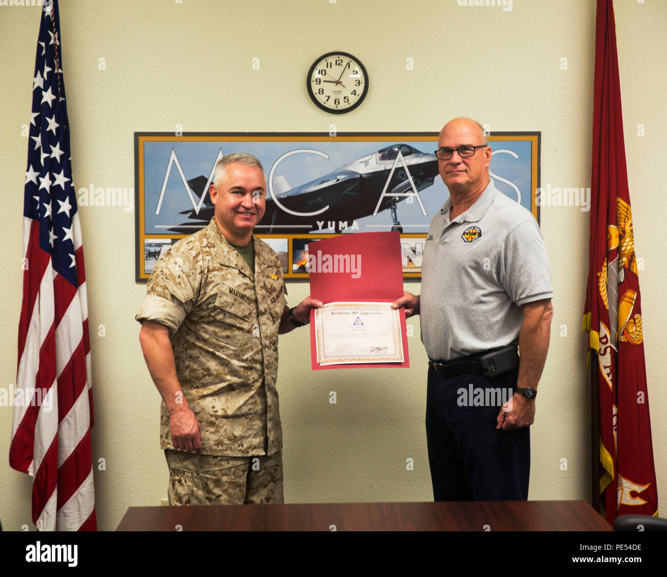 Jeffery Kindler, a fire inspector with the Marine Corps Air Station ...