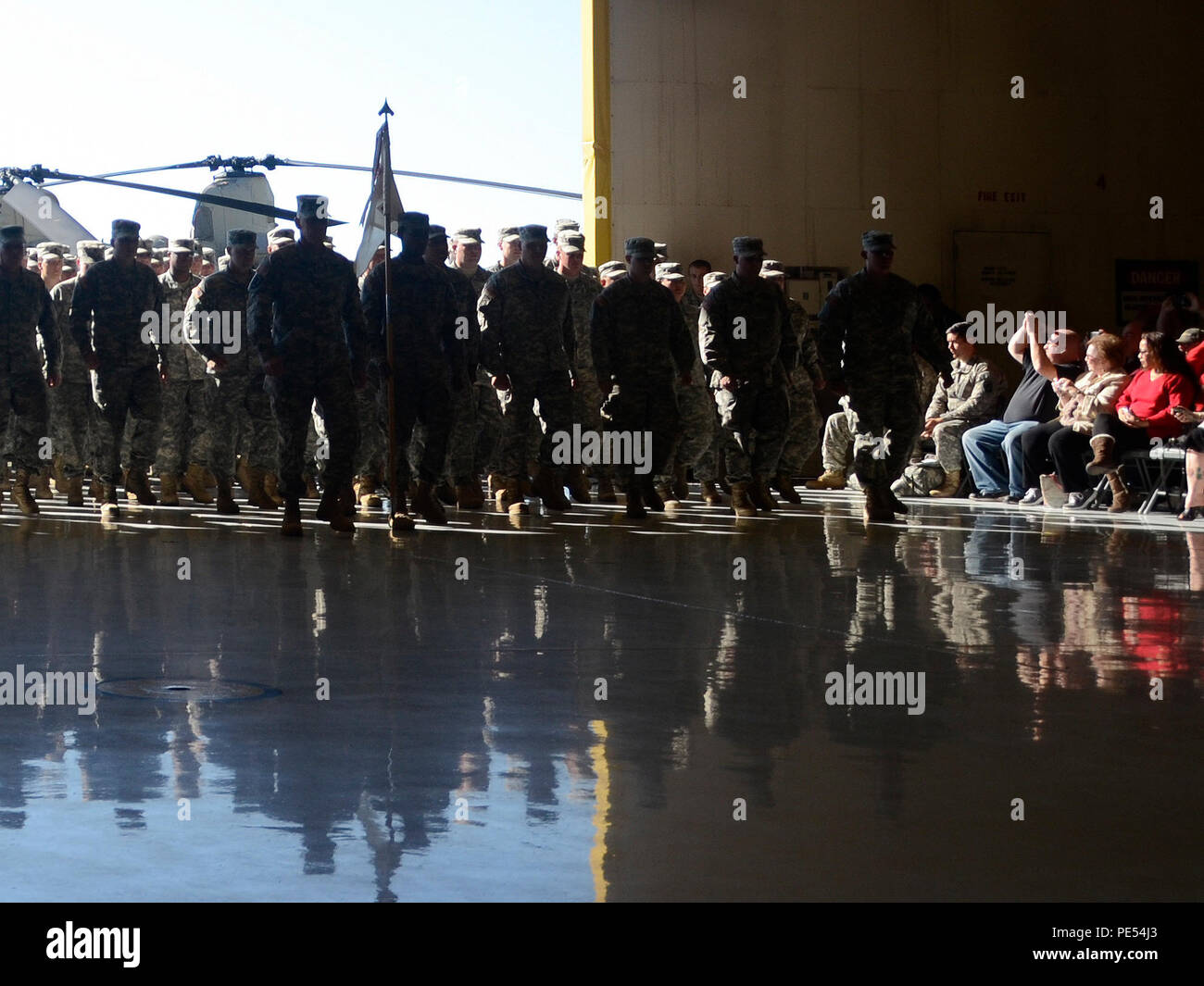 Members of 1st Battalion, 168th Aviation Regiment, participate in a ...