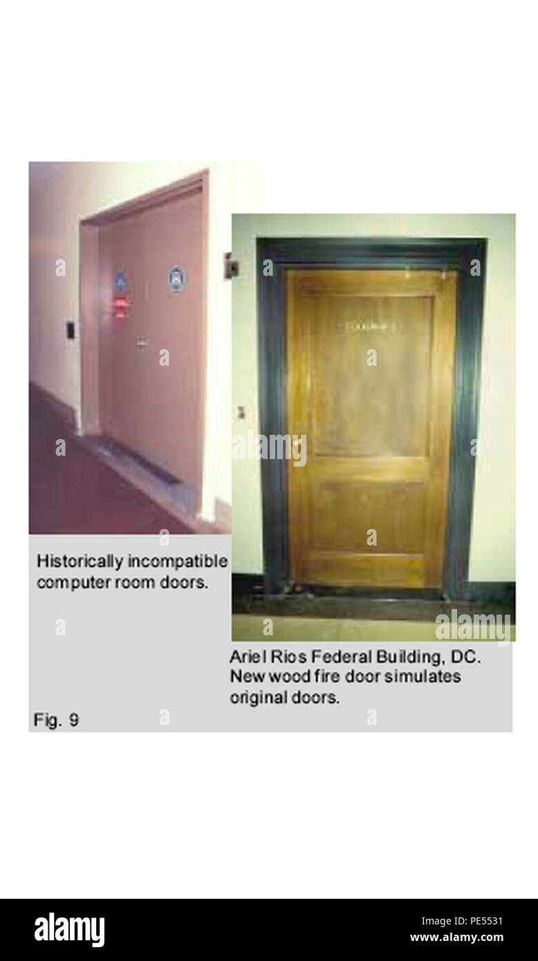 Ariel Rios Federal Building door Stock Photo - Alamy