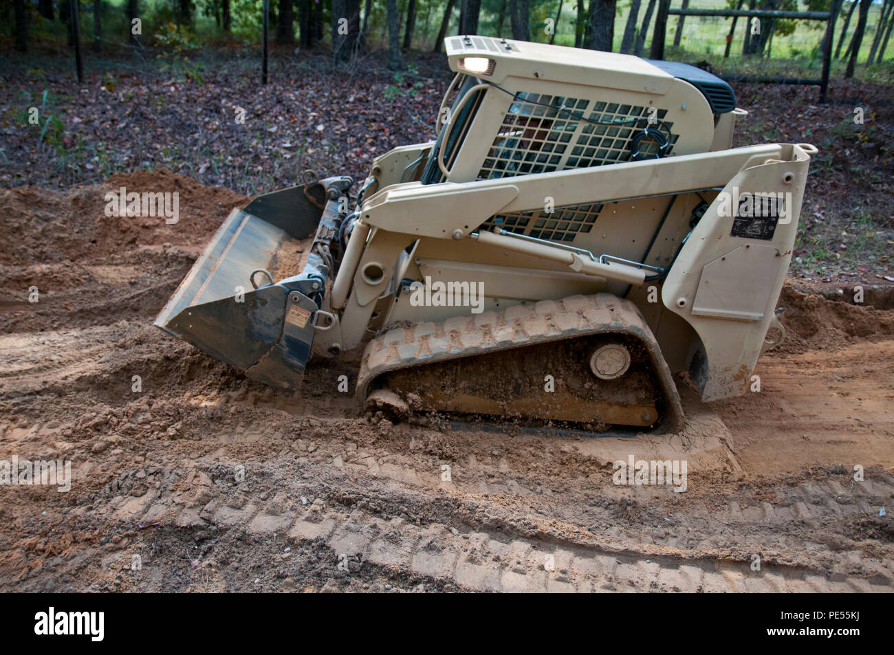 U.S. Army Sgt. Shane Andrews, an engineer assigned to the 882nd ...