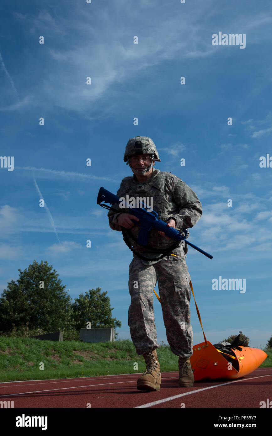 U.S. Army Spc. Gabriel Perez, with Headquarters and Headquarters ...