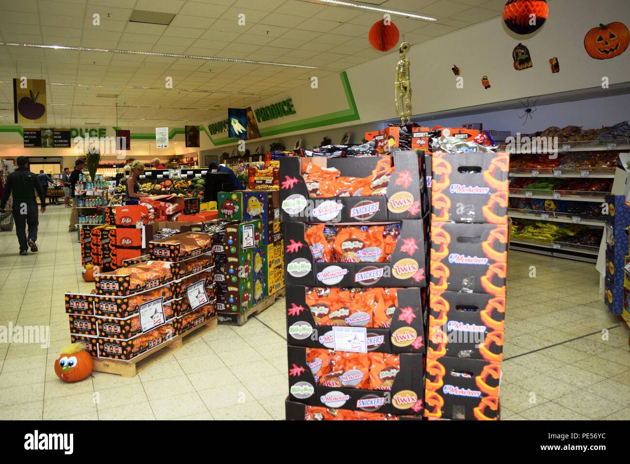 Halloween savings at commissary hi-res stock photography and images - Alamy