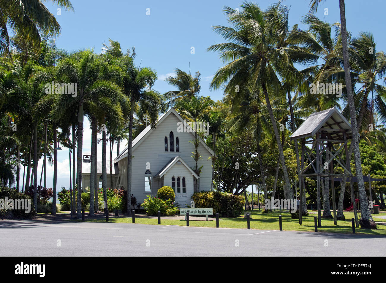 Saint Mary’s by the Sea is an historic, gothic-style, timber church in ...