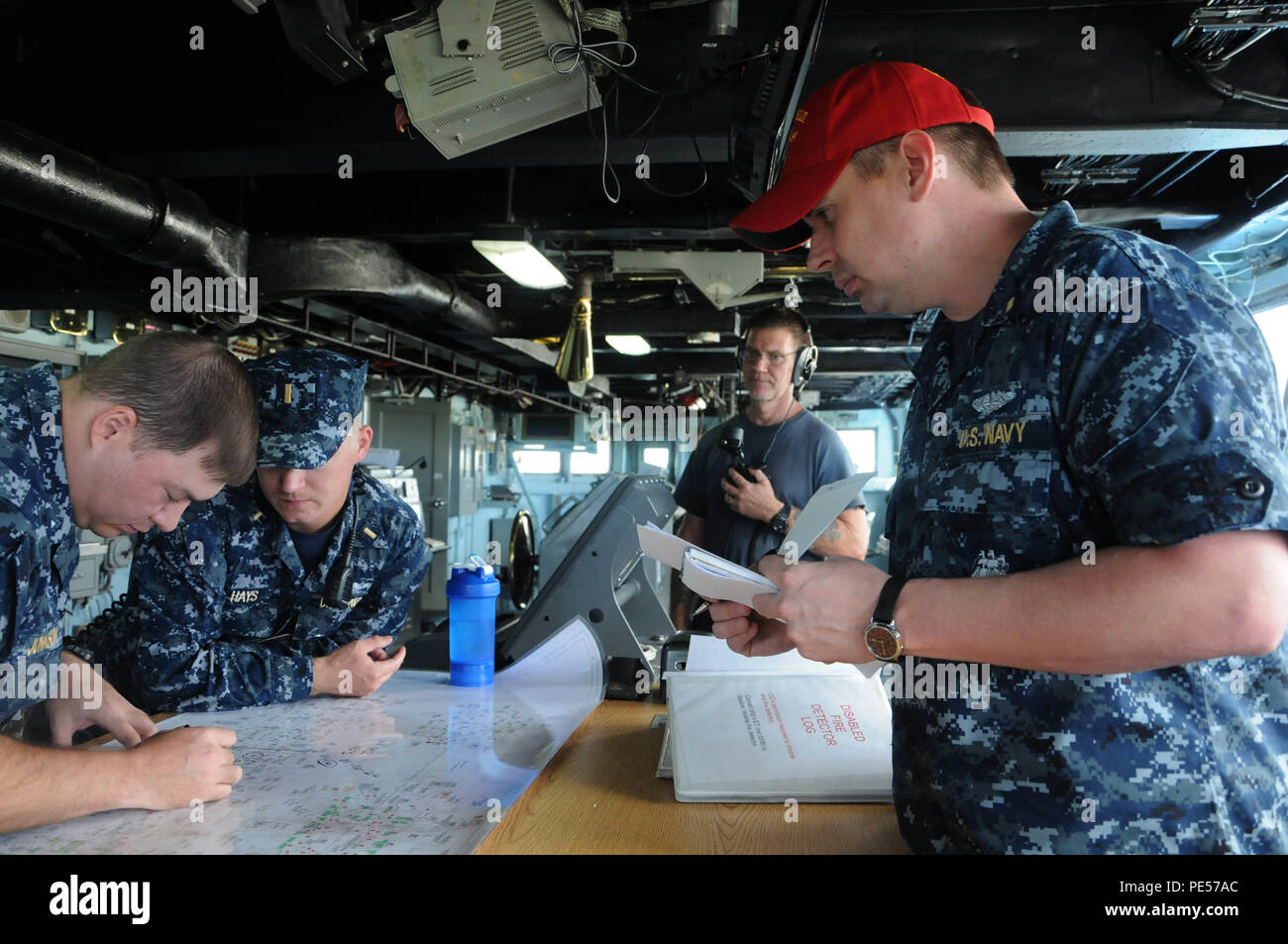 150901-N-ZZ999-010 U.S. NAVAL BASE GUAM (Sept. 1, 2015) Ens. Frank ...