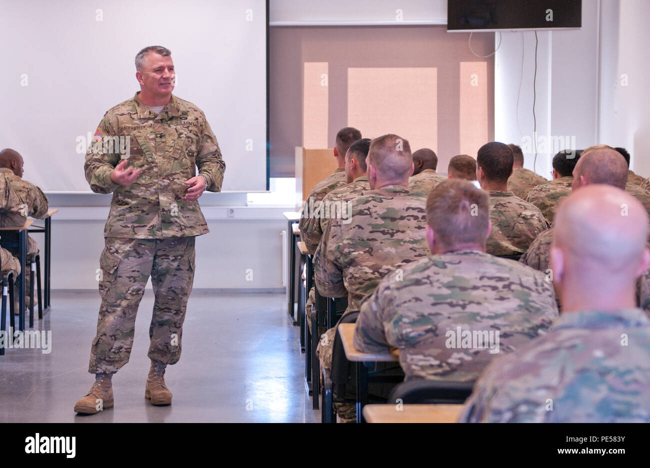 Brig. Gen. Timothy J. Daugherty, deputy commander of the 4th Infantry ...
