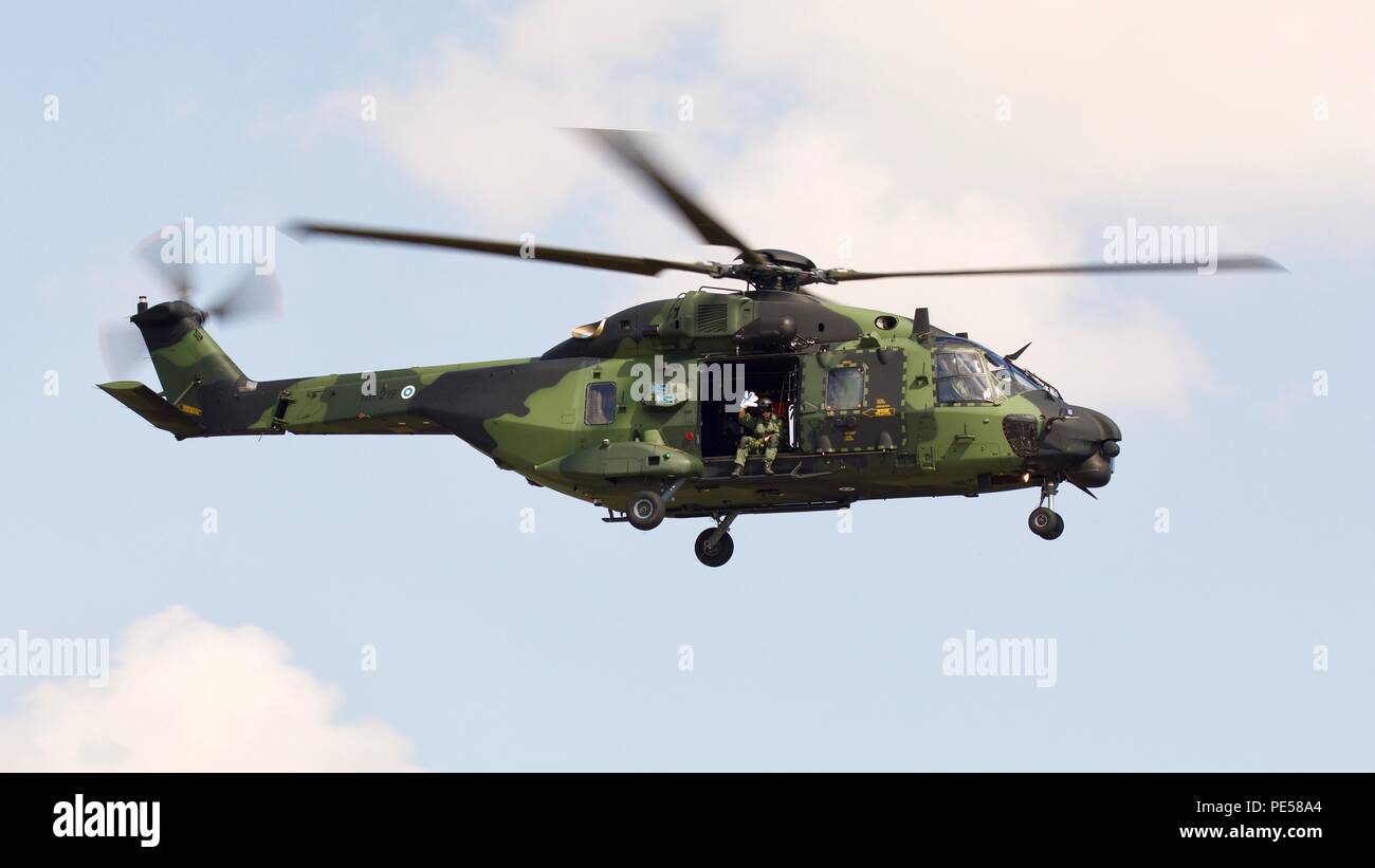 Finnish Army - NHIndustries NH90 TTH military helicopter from Utti ...
